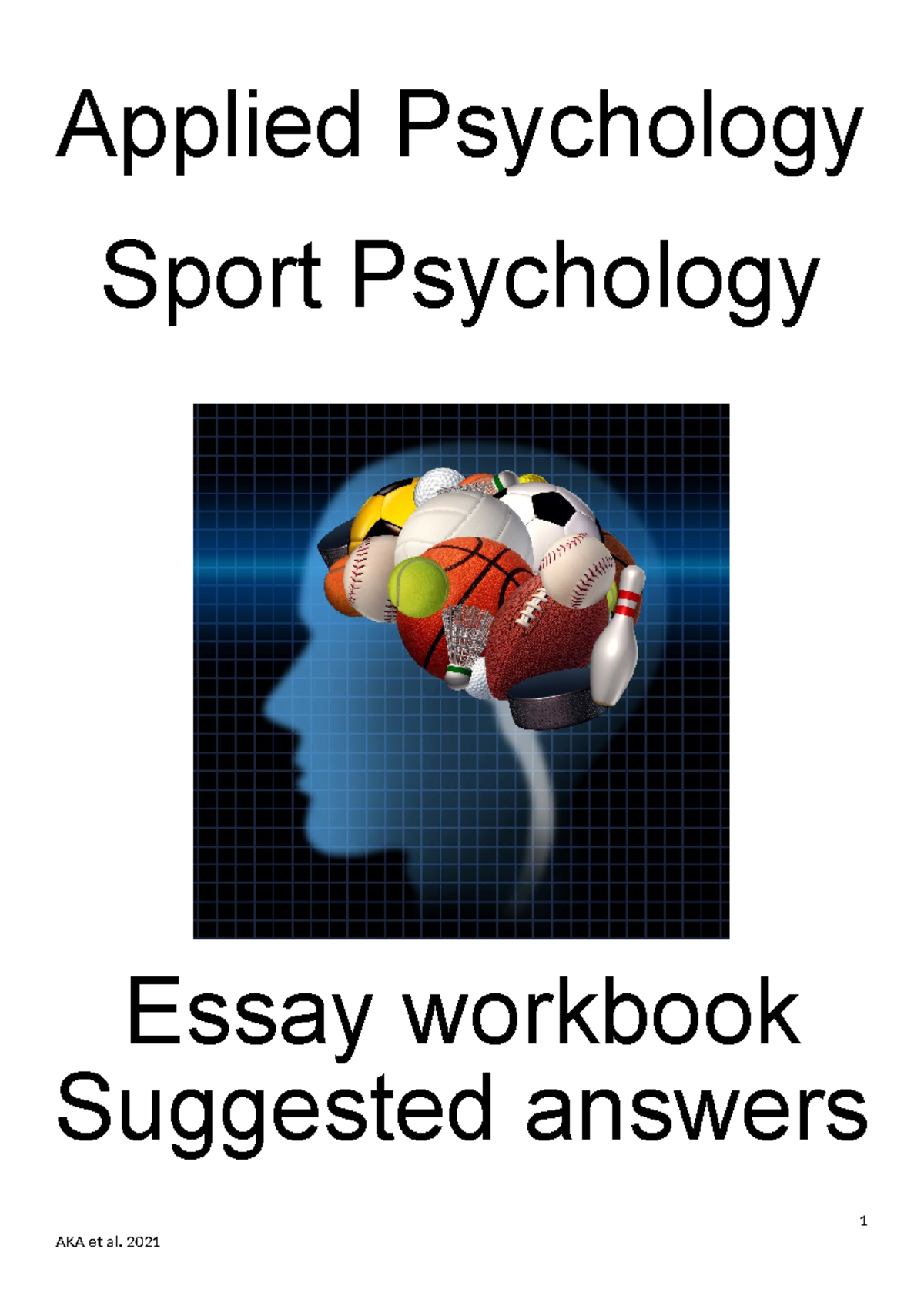 Sport Psych: Essay Workbook Suggested Ans. for Exam Topics 1-6 - Studocu