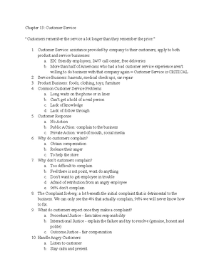 CH 10 - Lecture notes Chapter 10 Lecture notes - Chapter 10: Crafting ...