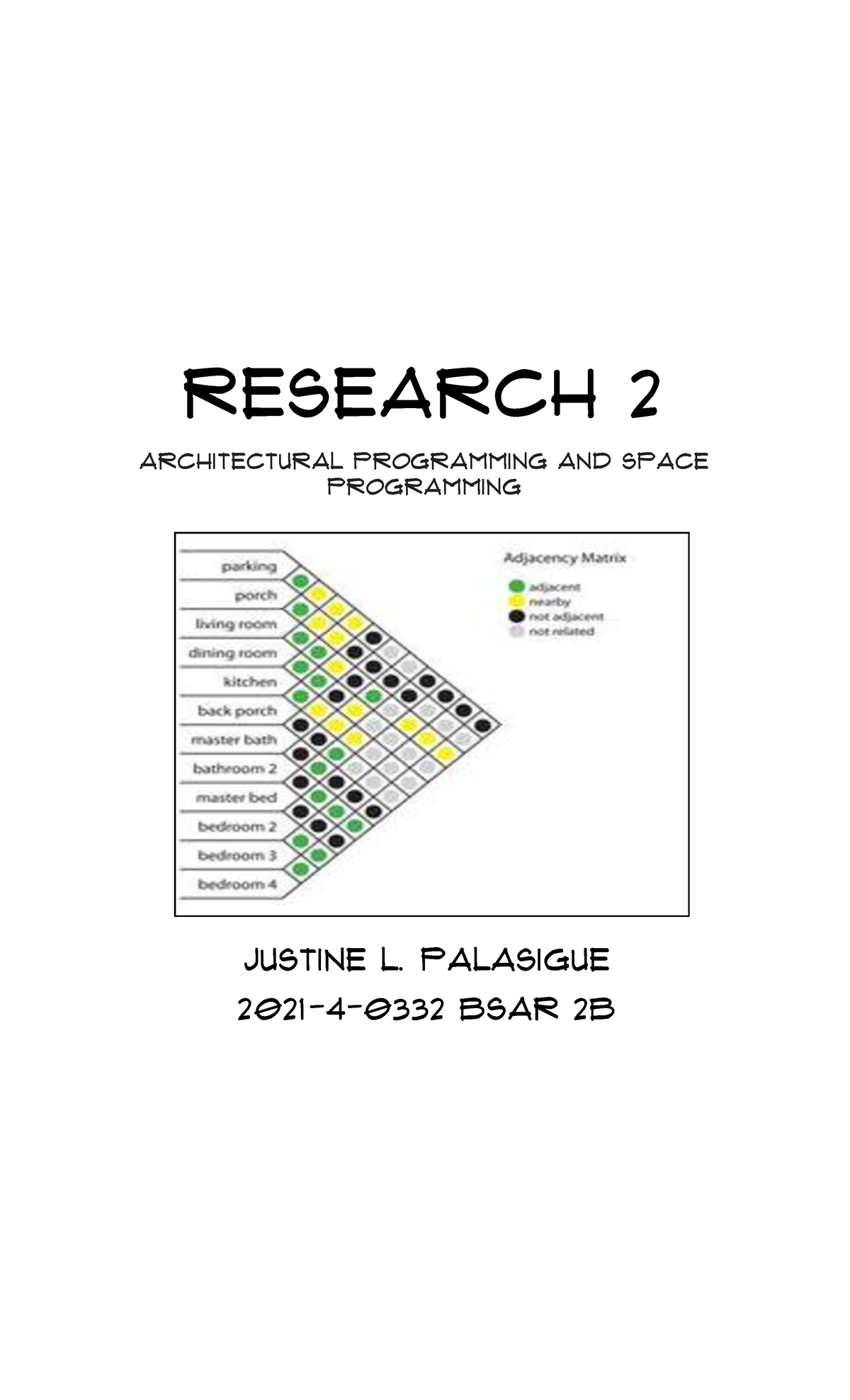 RESEARCH 2 - Architectural Programming & Space Notes - Studocu