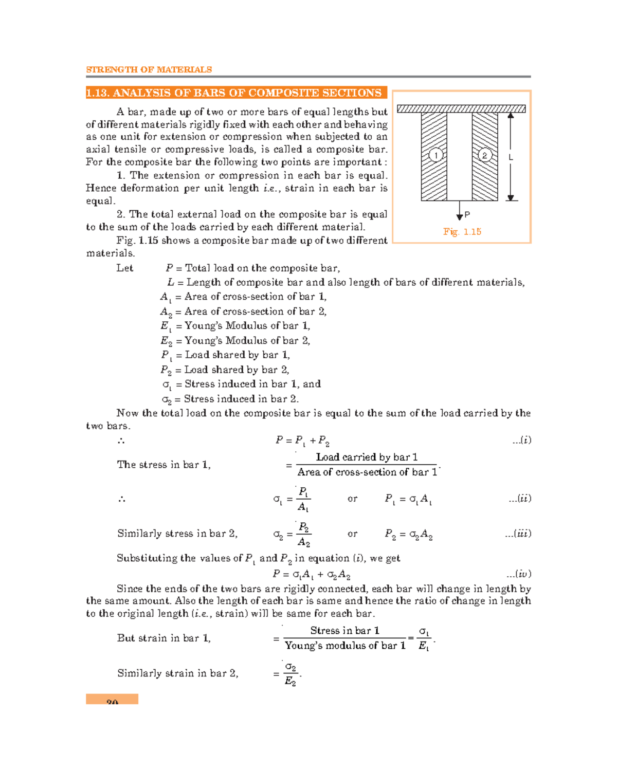 MMEN 226 - Worked Examples on Stresses in Composite Bars, Set 2 - Studocu