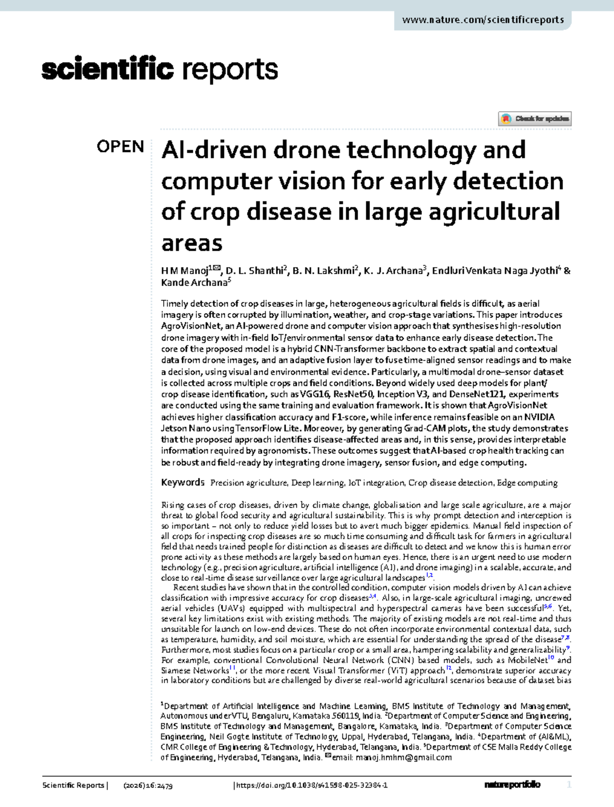 AgroVisionNet: A Hybrid Deep Learning Model for Crop Disease Detection ...