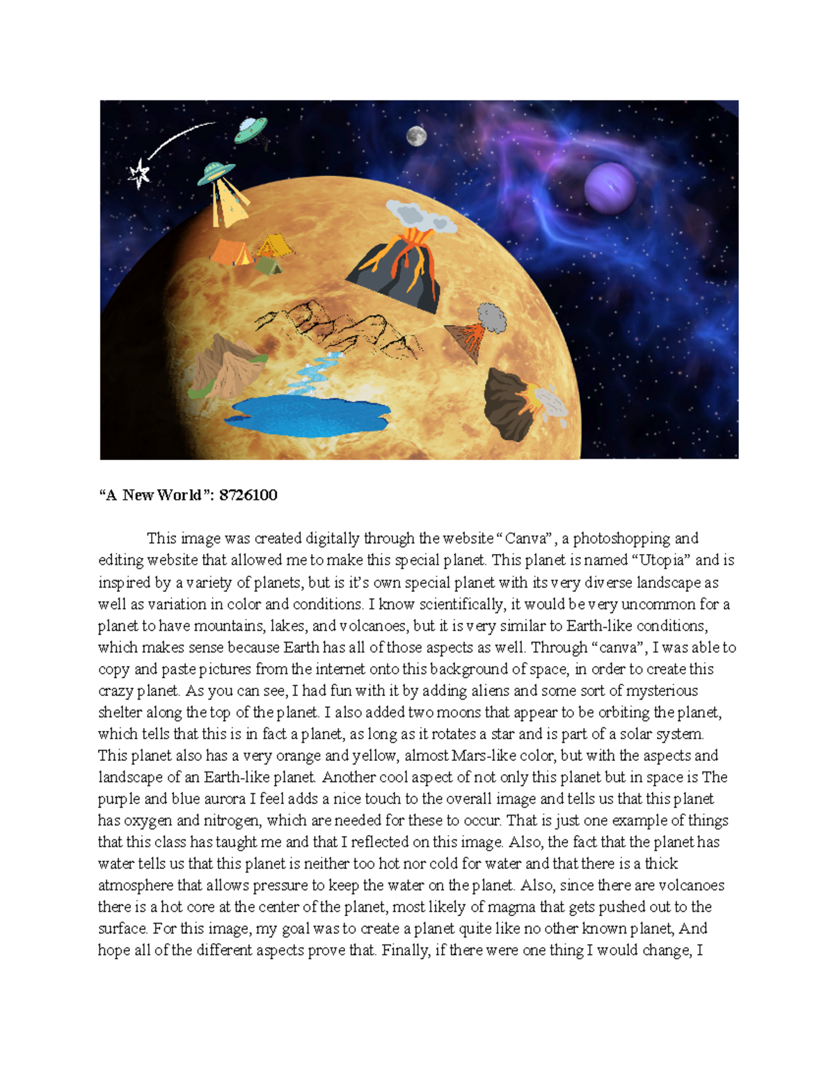 Astro 7N-Art Project 2- 8726100 - “A New World”: 8726100 This image was ...