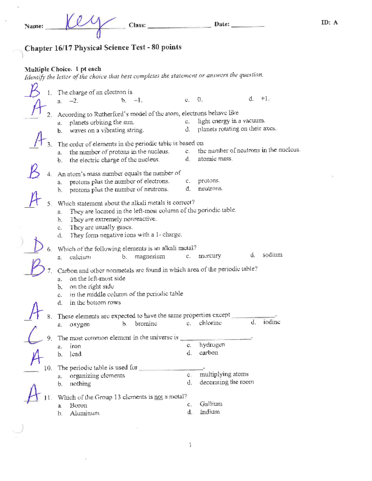 Chapter 16.17 - Physical Science Test Prep Questions and Insights - Studocu