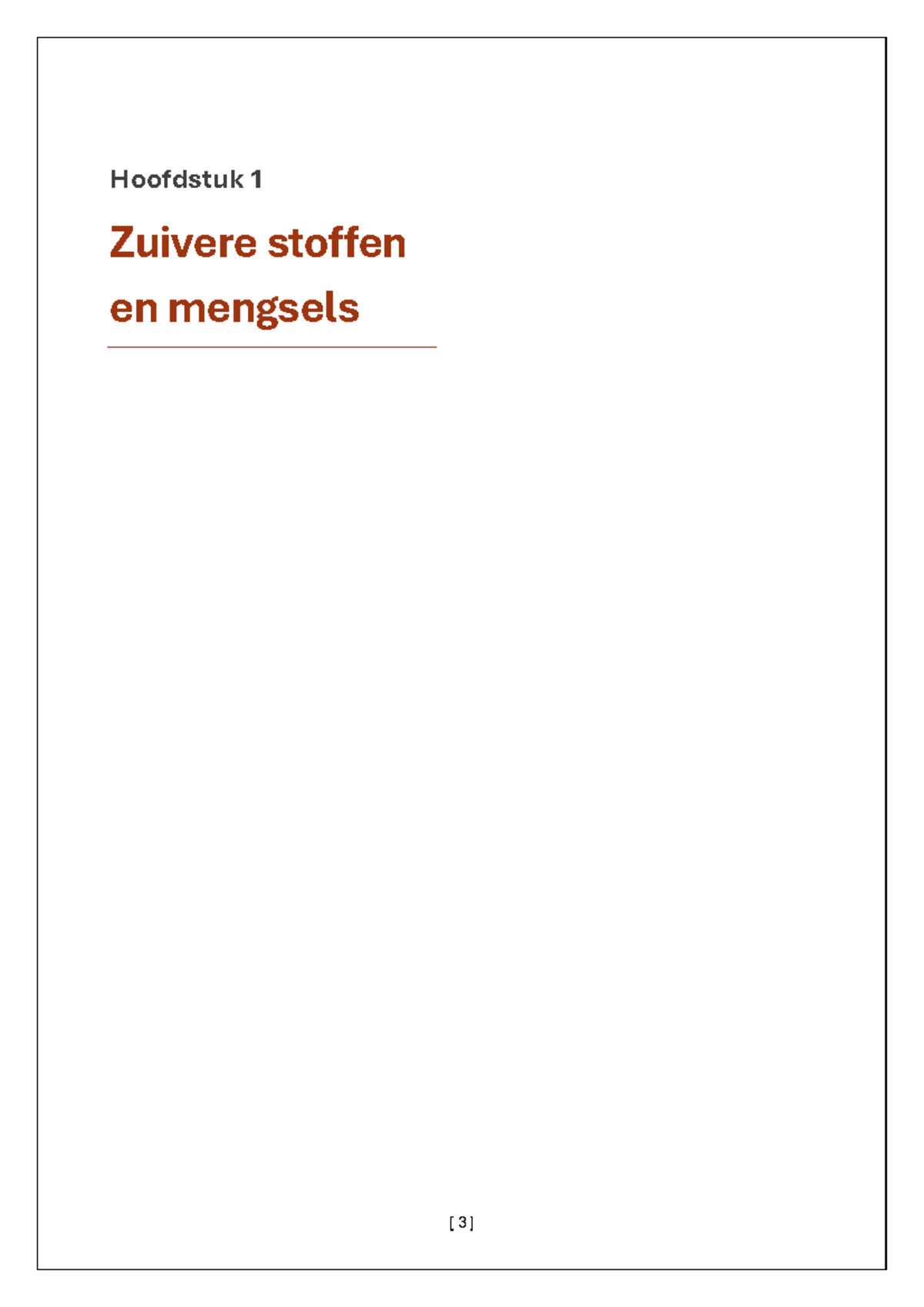 HV4 Scheikunde - Hoofdstuk 1: Zuivere Stoffen en Mengsels Theorie ...