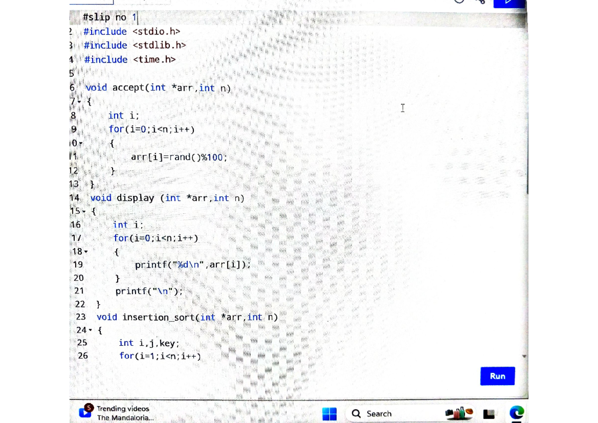 DS - C Programming: Sorting Algorithms and Queue Operations - Studocu