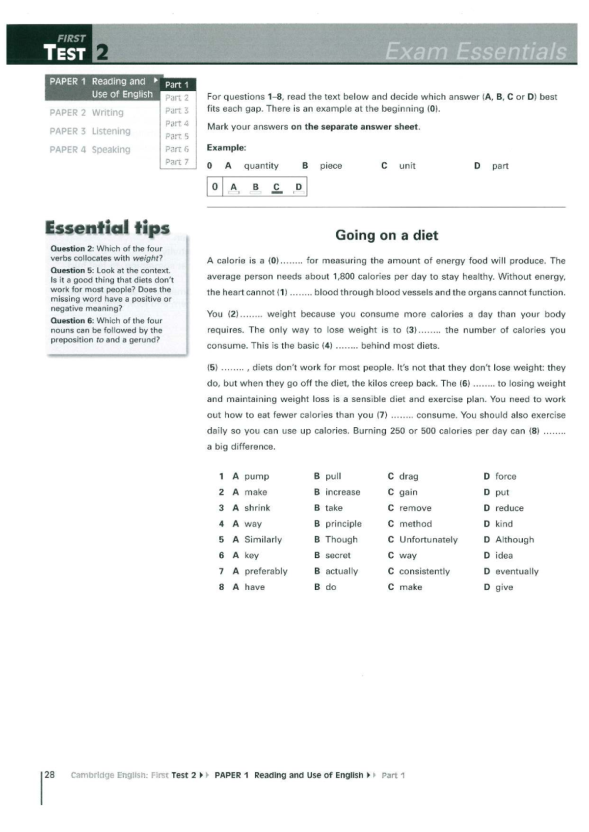 FIRST TEST 2 Exam Essentials: Reading, Writing, Listening & Speaking ...