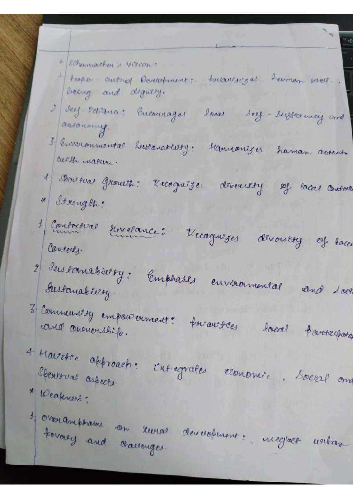 X Vision: Human Well-Being, Sustainability & Governance Insights - Studocu