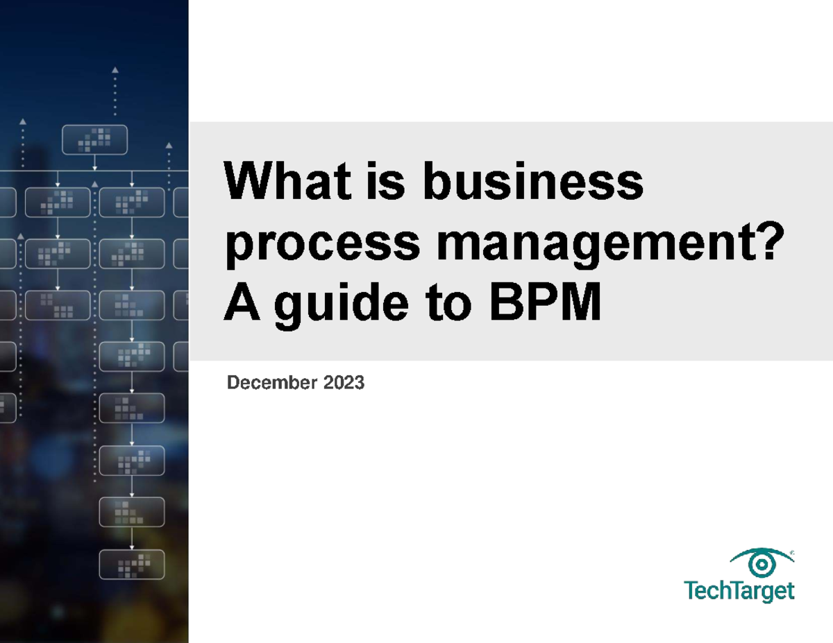BPM 101: A Comprehensive Guide to Business Process Management - Studocu