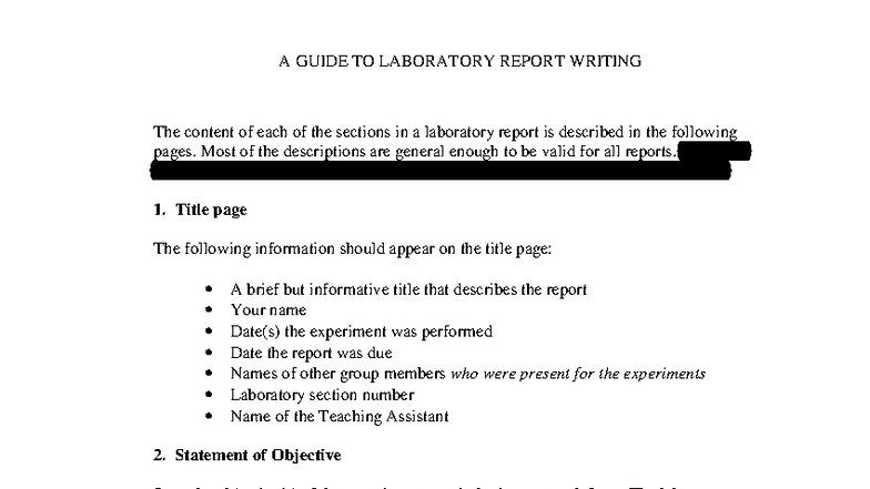 Laboratory Report Writing Guide for IIT Courses - Studocu
