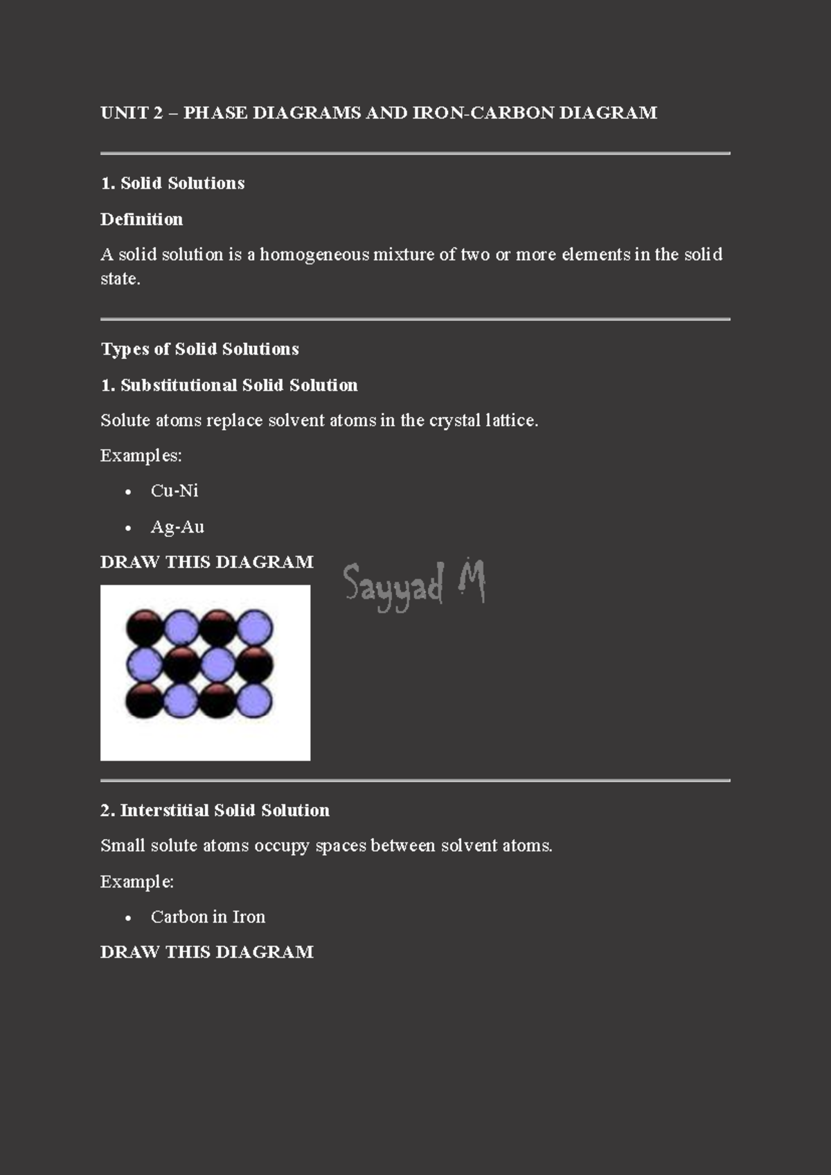 EMM UNIT 2 - Phase Diagrams and Solid Solutions Notes - Studocu