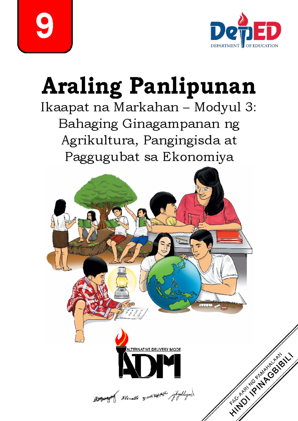 AP9 Q4 Modyul 3: Bahaging Ginagampanan ng Agrikultura, Pangingisda at ...