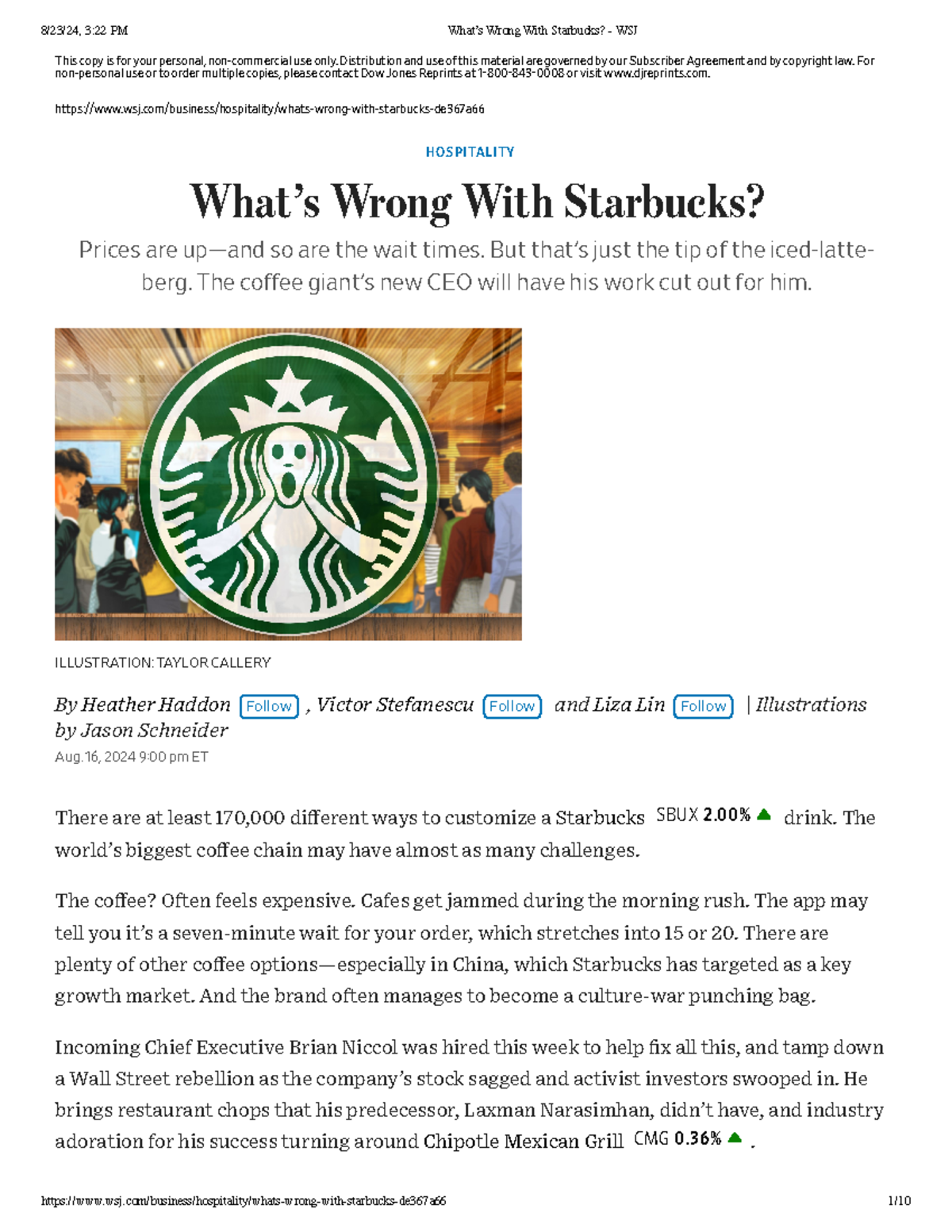 Starbucks Challenges: CEO's Task Amid Rising Prices and Wait Times ...