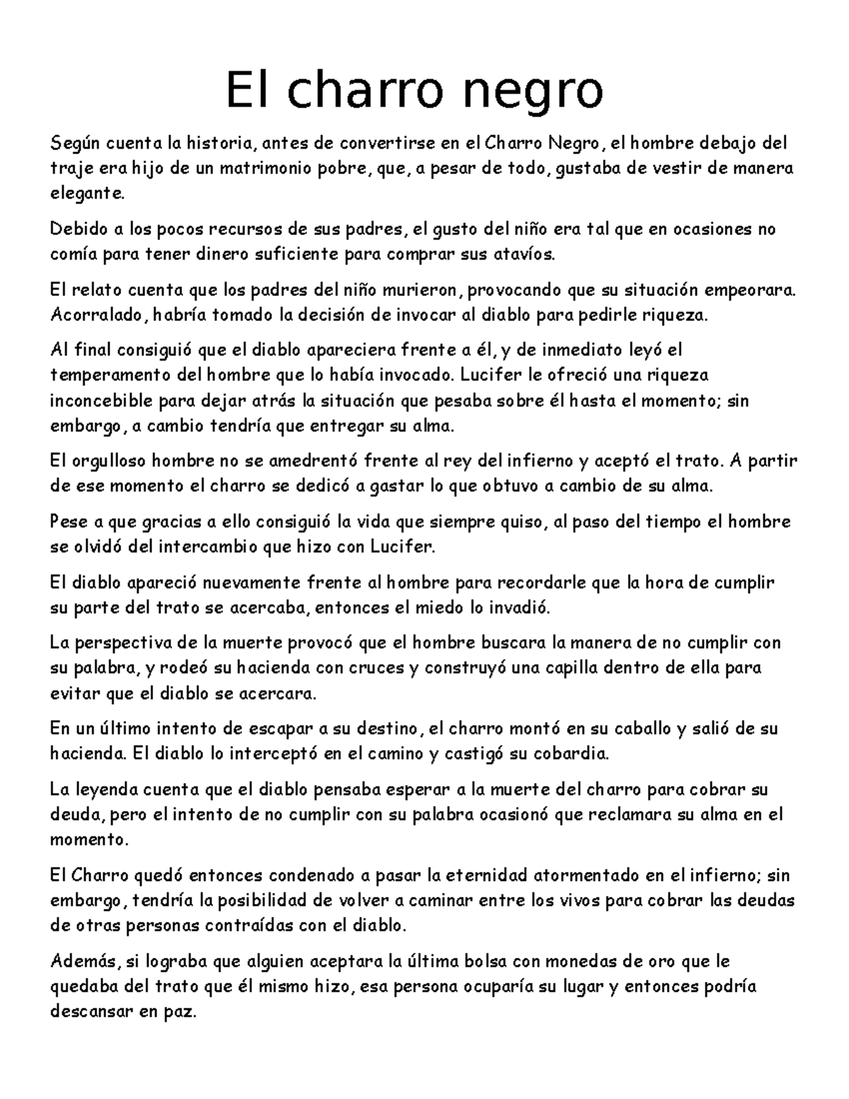 Leyenda Del Charro Negro La Leyenda Del Charro Negro De Tradiciones Y
