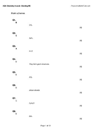 Chemsheets-A2-1001-Kinetics-booklet-ANS 1 2 - TASK 1 – Finding rates ...