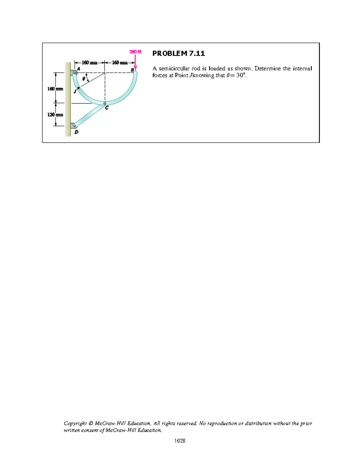 Chapter 7 Statics Problems: Internal Forces & Bending Moments - Studocu
