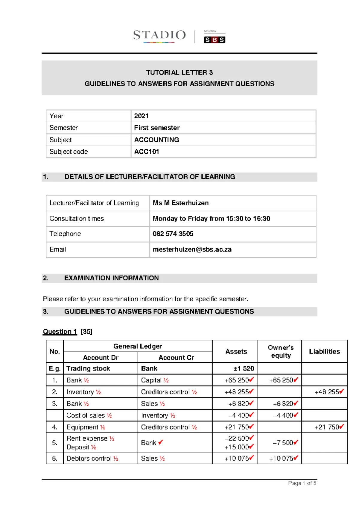 Stadio Re-registration Application Form for 2024 Semester 01 - Studocu