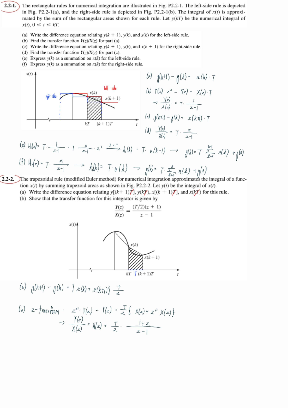 Homework 1 241004 2015 51 - The rectangular rules for numerical ...