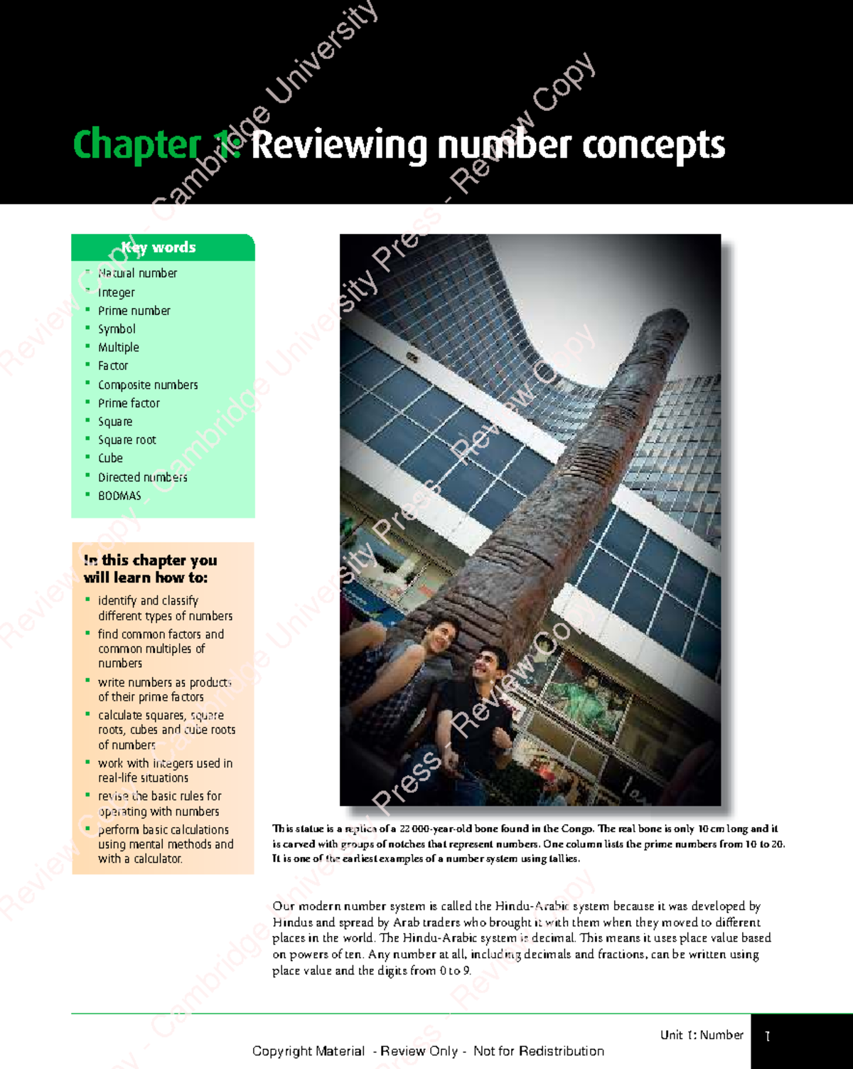 Reviewing Number Concepts - Cambridge IGCSE Mathematics (Unit 1) - Studocu