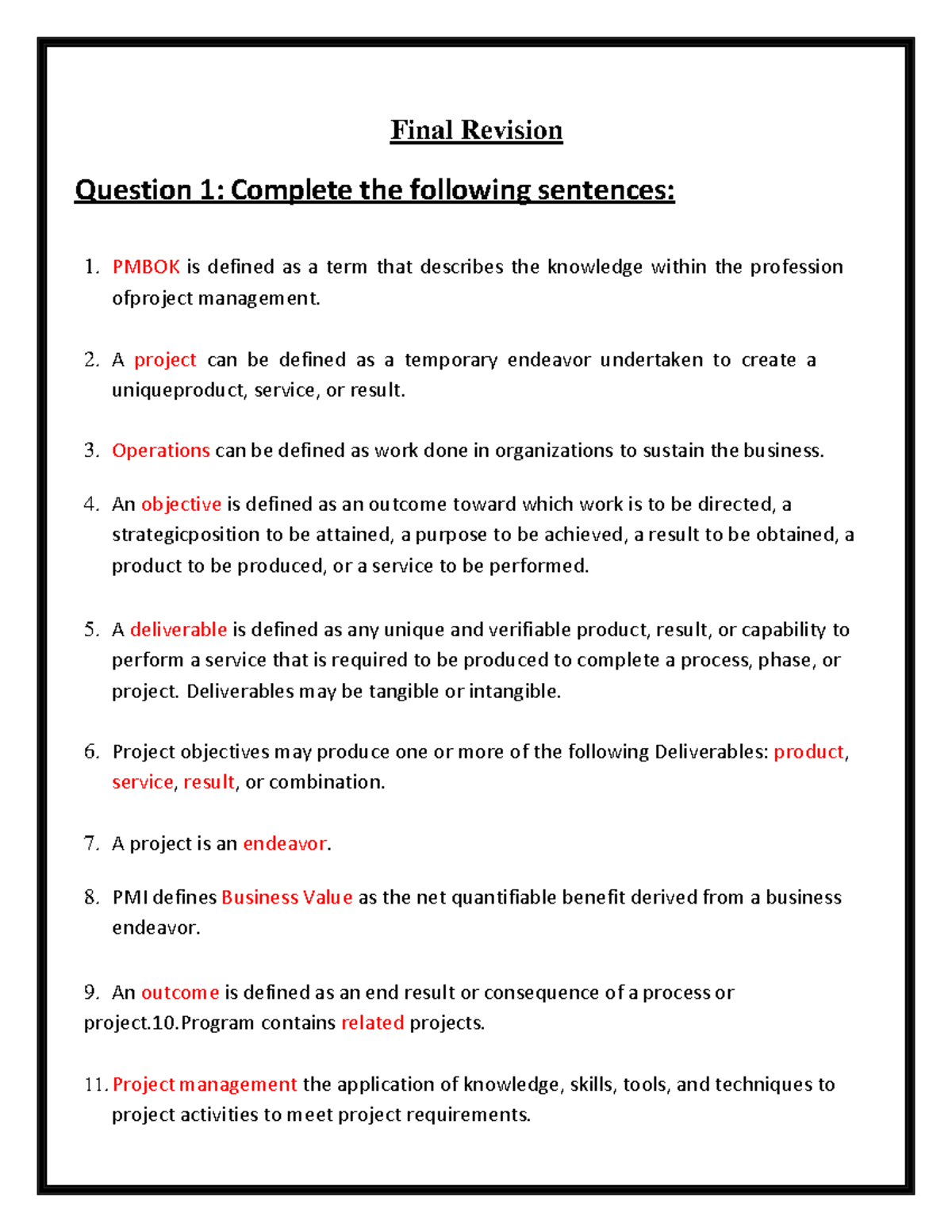 ISPM Final Exam Revision Notes 2024: Key Concepts and Definitions - Studocu