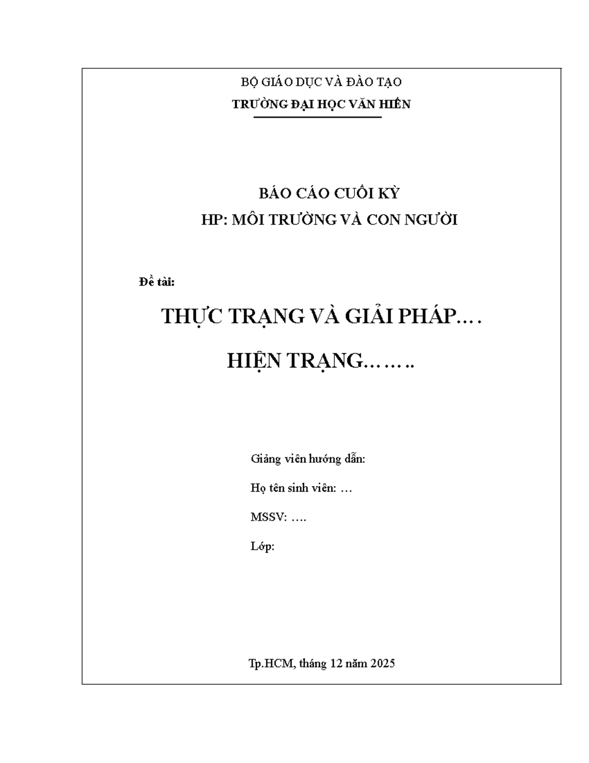 Báo Cáo Cuối Kỳ MTCN: Thực Trạng Ô Nhiễm Không Khí Tại Việt Nam - Studocu