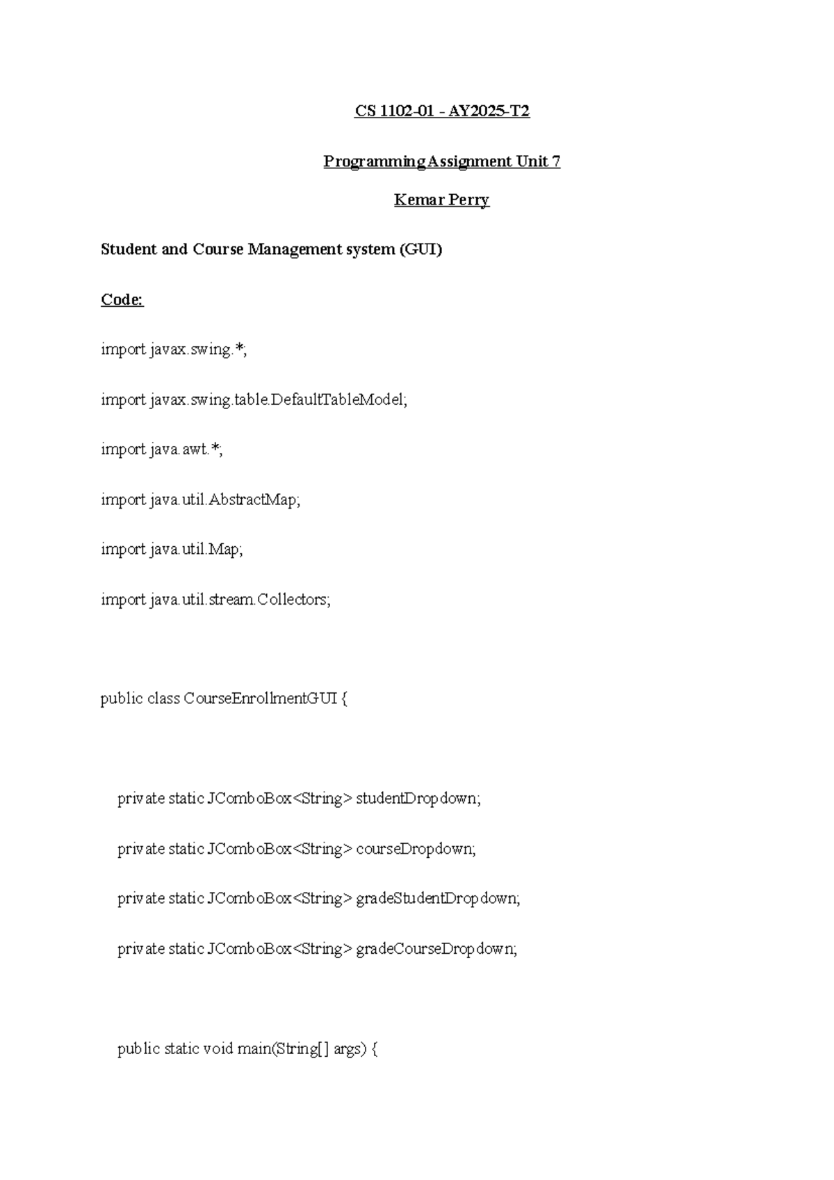 UNit 7 - UNit 7 Assignment - CS 1102-01 - AY2025-T Programming ...