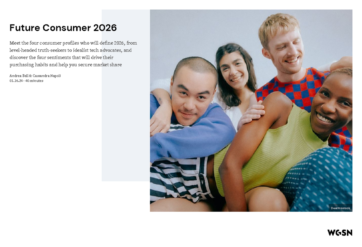 Future Consumer 2026: Insights on Emerging Consumer Profiles and Trends ...