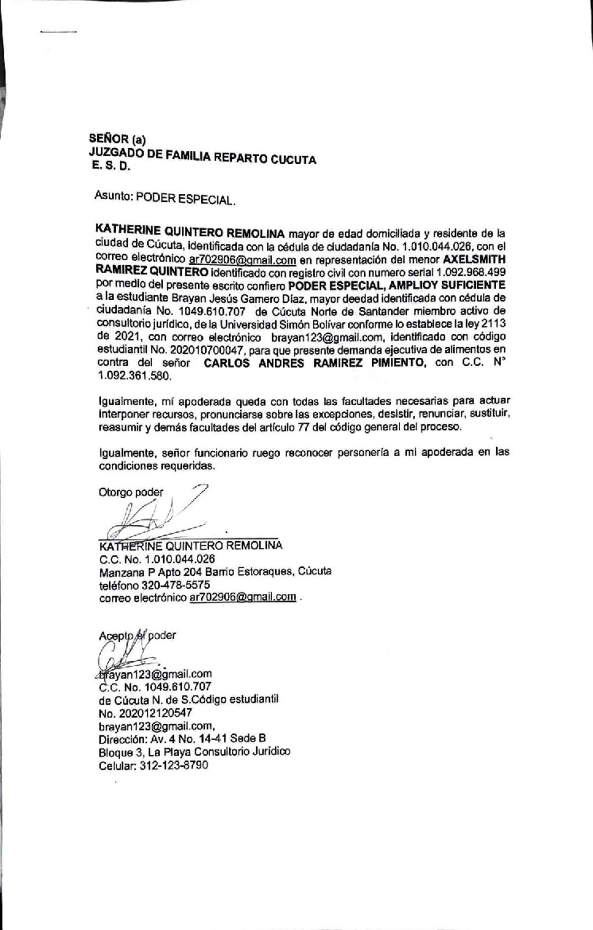 Demanda de Aumento de Cuota Alimentaria - SEAOR 2023 - Studocu