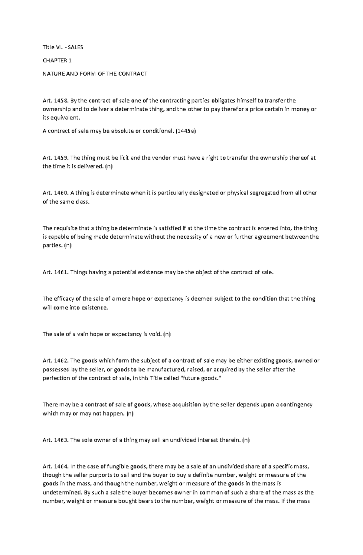 NEW- Civil-CODE-OF-THE- Philippines Sales 250228 161703 - Title VI ...