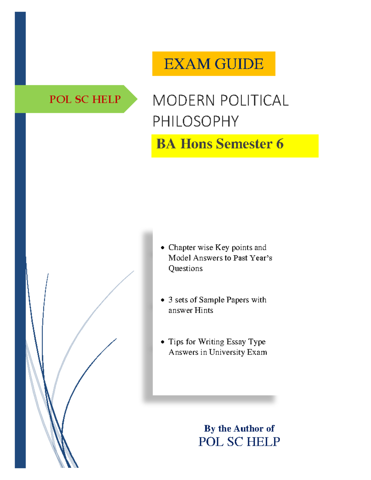 BA Hons POL 6 - Modern Political Philosophy Exam Guide & Tips - Studocu