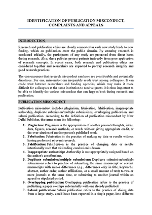 Publication Ethics - Definition, aspects, importance and impact ...