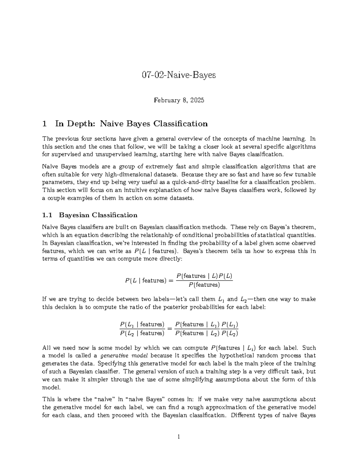 Naive Bayes Classification Techniques: An In-Depth Overview - 07-02-Naive-Bayes February 8, 2025 ...