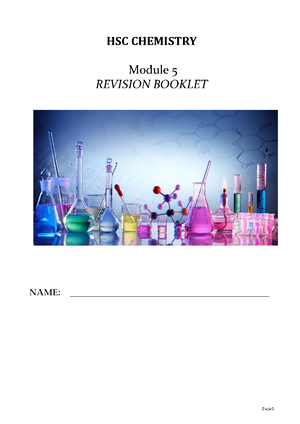 2024 HSC Trial Exam Paper 3 Chemistry General Instructions and ...