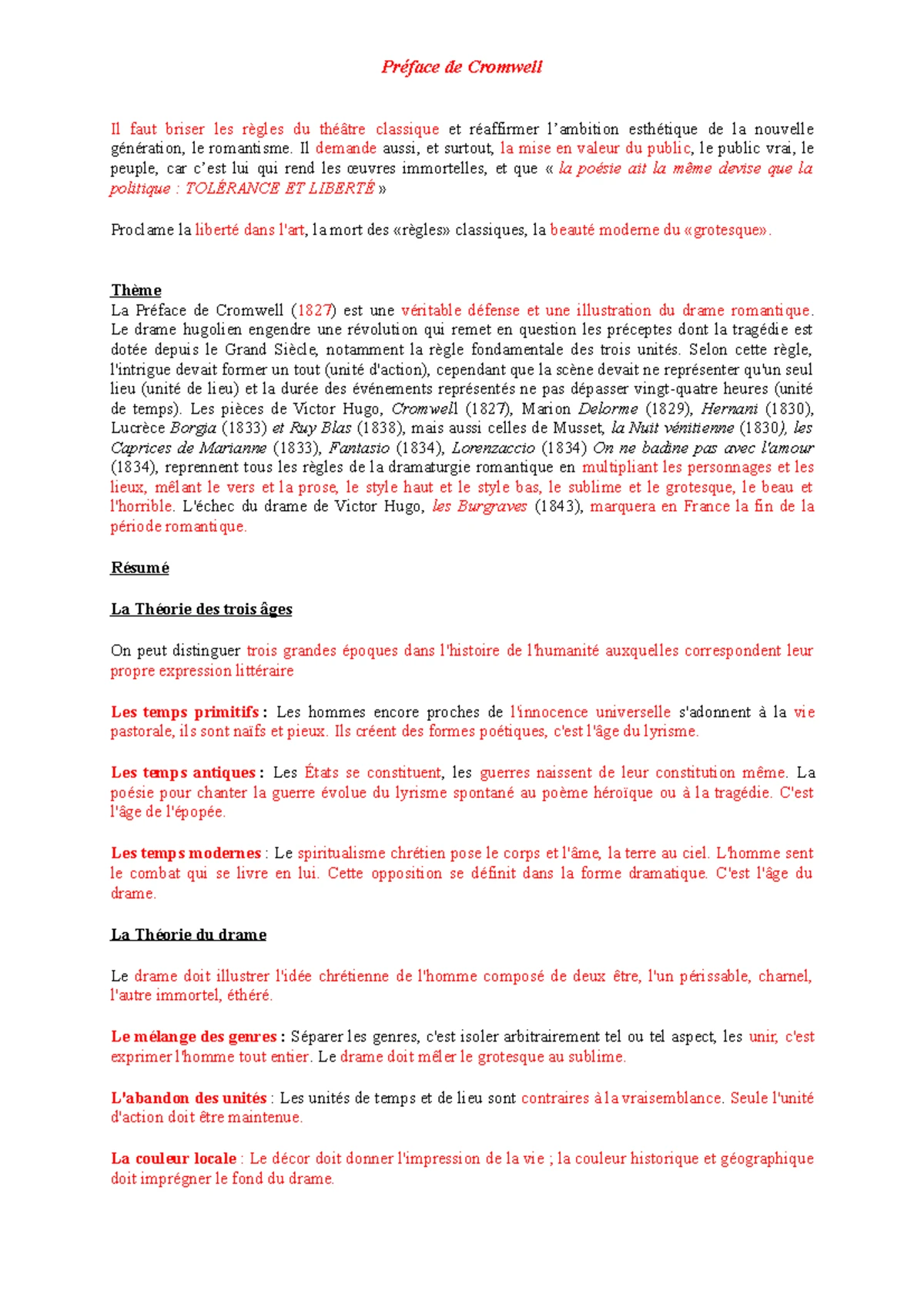 Fiche Commentaire Stylistique - LE COMMENTAIRE STYLISTIQUE Dégager des ...