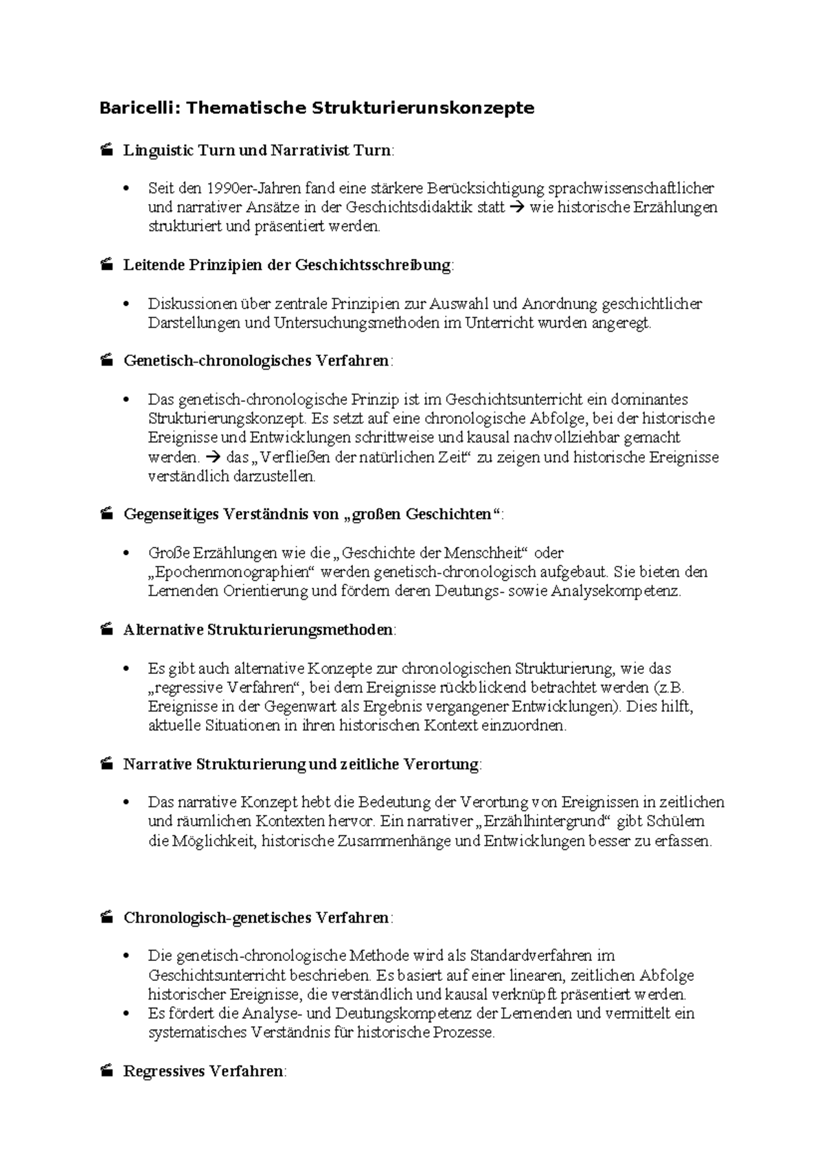 Baricelli: Thematische Strukturierungskonzepte in der ...