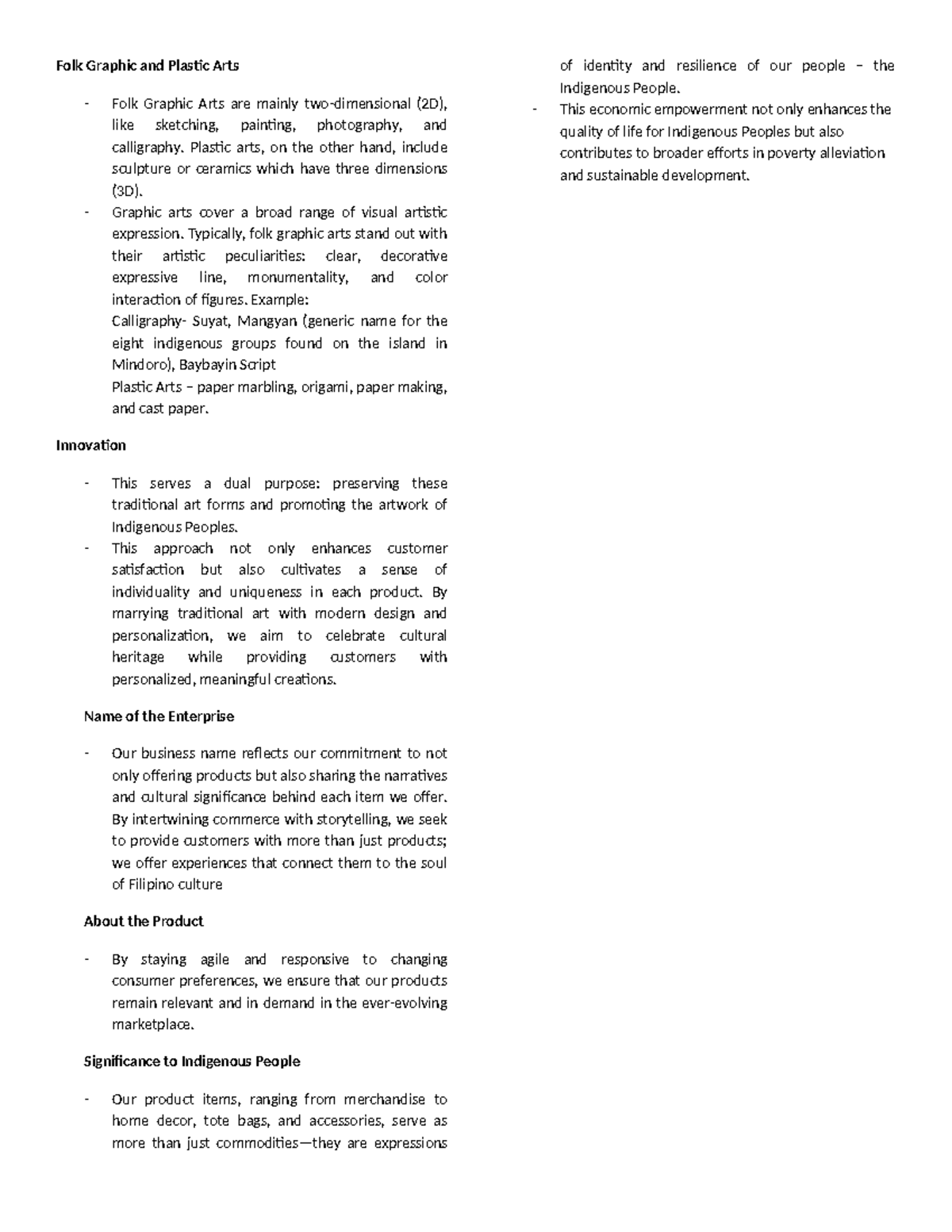 HUM REPORT SCRIPT - Folk Graphic and Plastic Arts - Folk Graphic Arts ...