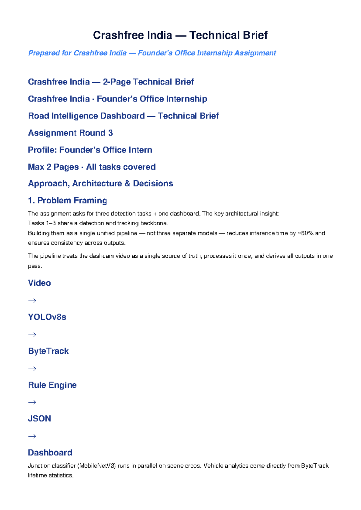 Crashfree India Office Internship Technical Brief: Round 3 Analysis ...