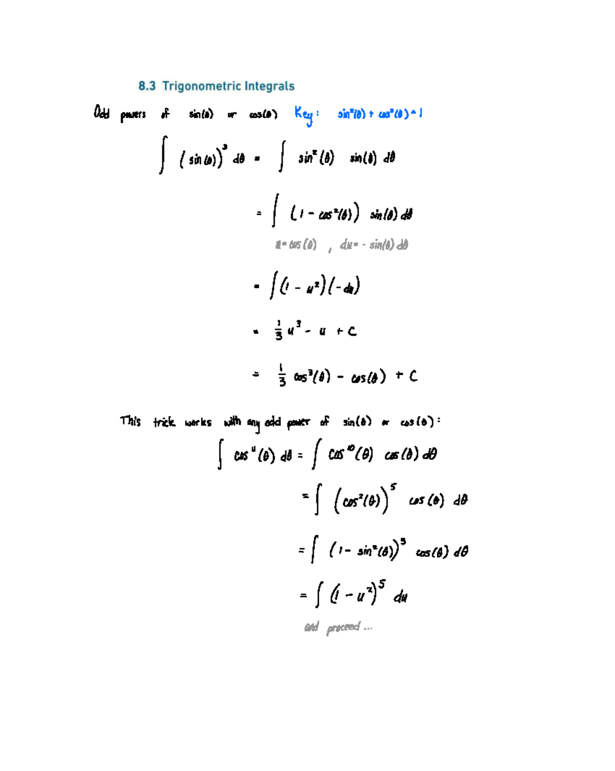 Power Reduction Techniques for Trigonometric Functions - Exam Notes ...