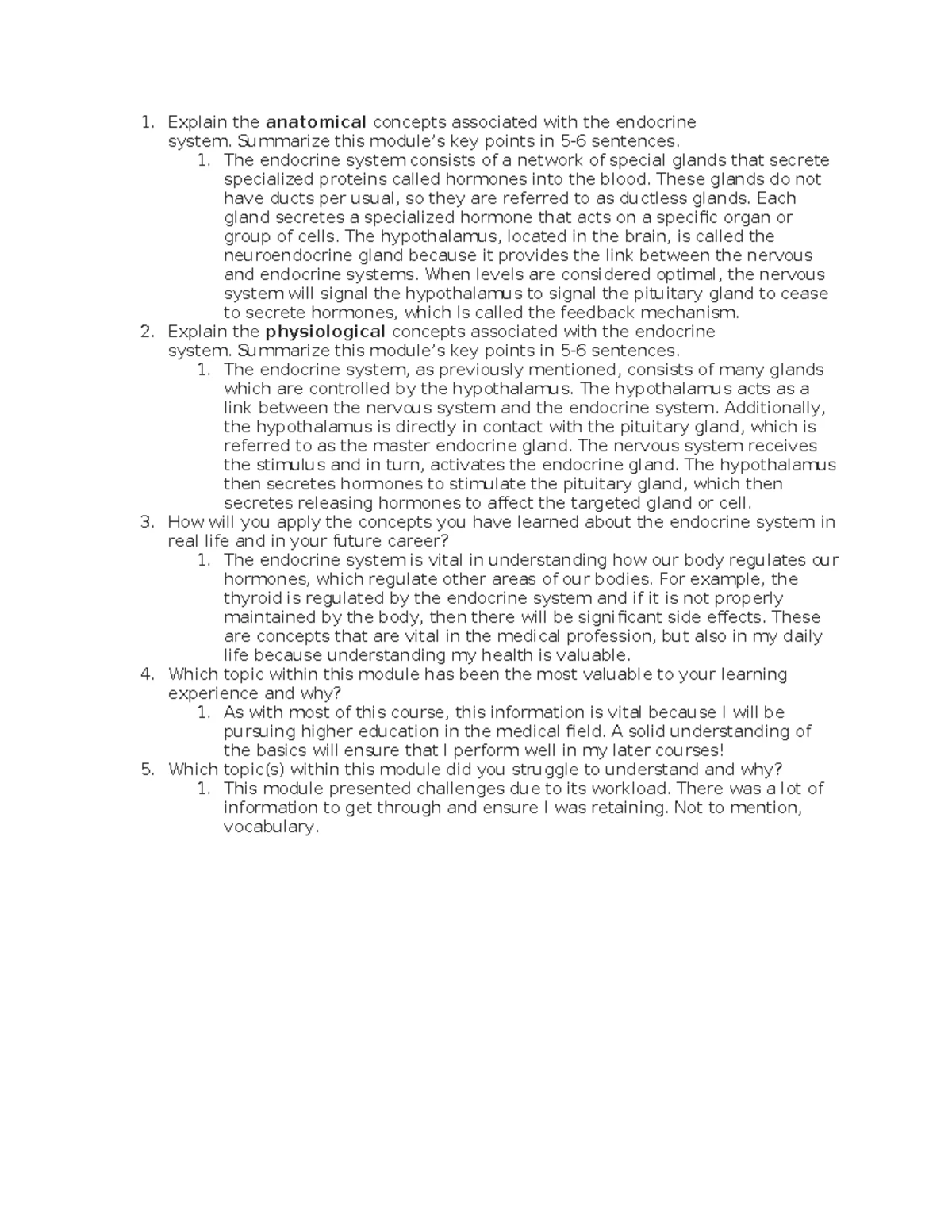 Module 5 Reflection Assignment: Skeletal Muscles & Joints Summary - Studocu