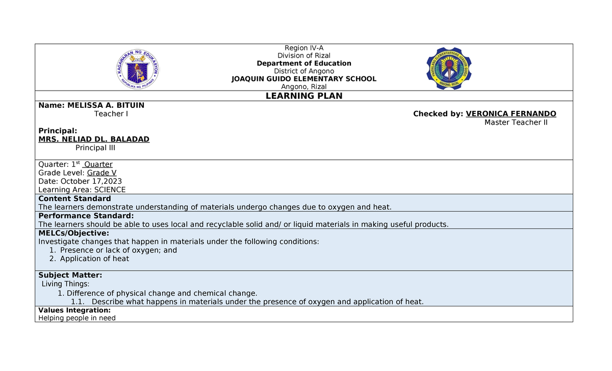 LE-Science-5-MELC-2 WK 3 copy - Region IV-A Division of Rizal ...