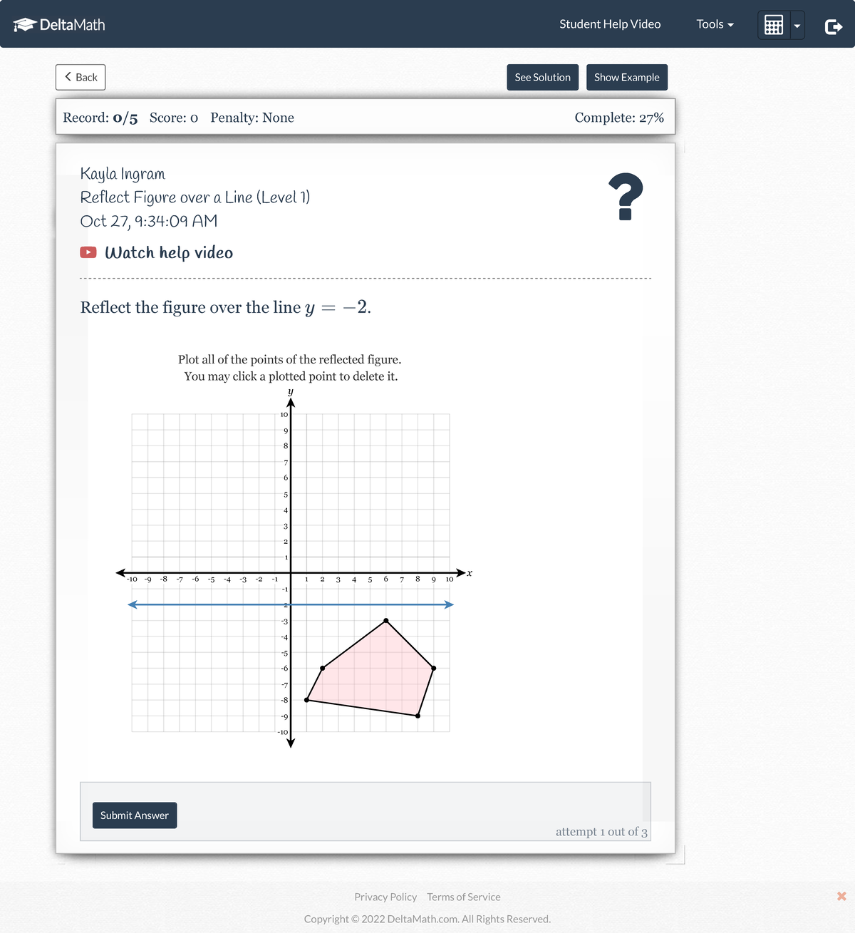 Delta Math - Work is also on your OneNote - Student Help Video Tools ...