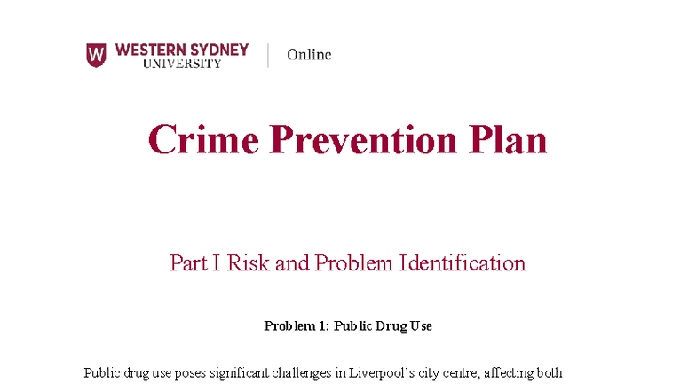 KAVS 2023 Crime Prevention Plan: Public Drug Use & Property Crime ...