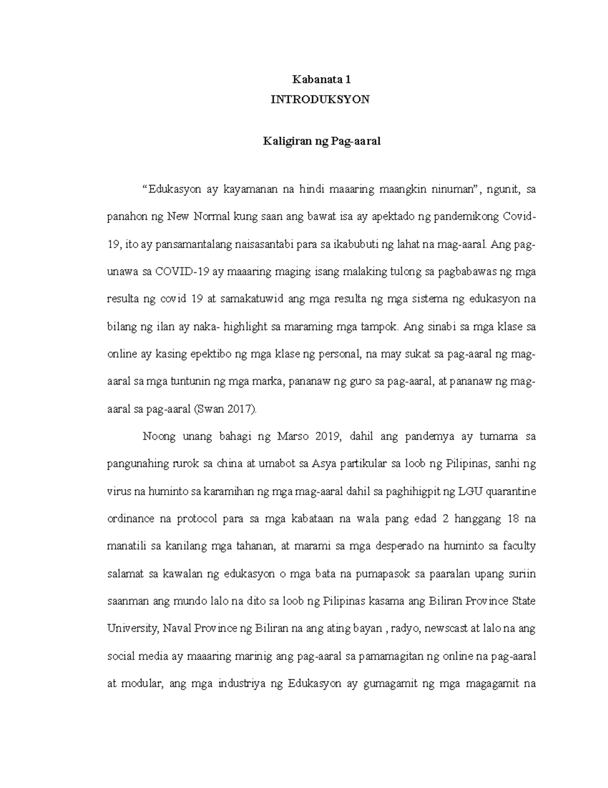 Sample-of-Chapter- Chapter-II - CHAPTER II THEORETICAL FRAMEWORK This chapter presents the ...