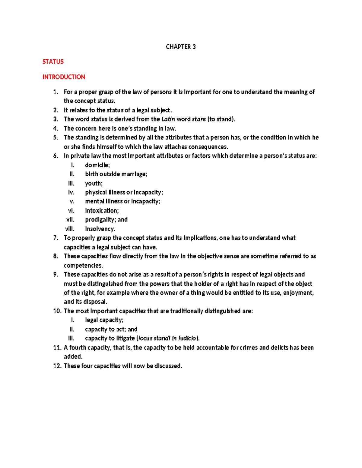 Chapter 05 - Domicile - law of persons - Domicile Domicile Act, 3 of ...