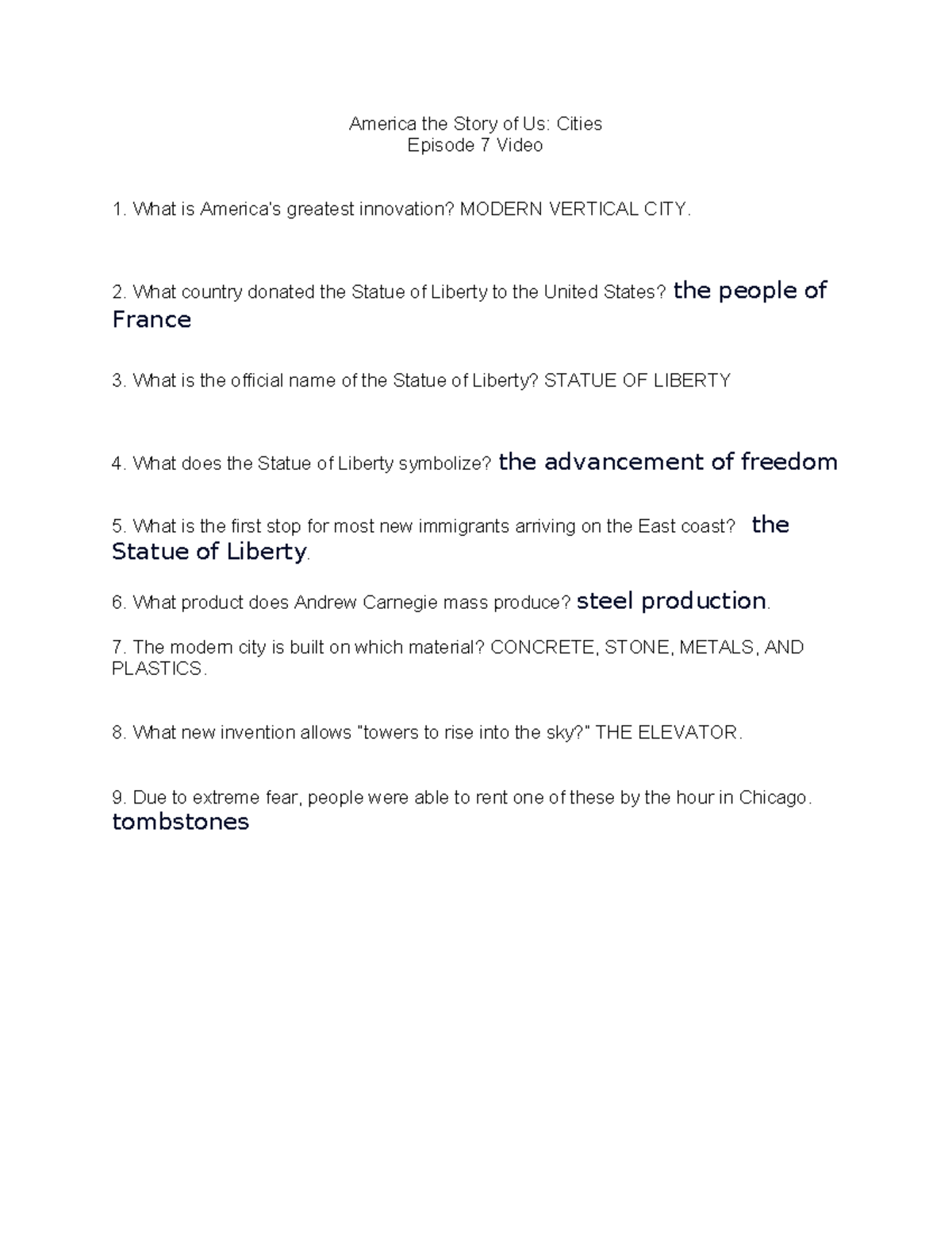 America the Story of Us- Cities - Episode 7-1 - America the Story of Us ...