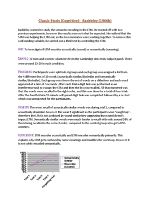 Loftus and Palmer - Summary - Background Policing and courts rely on ...
