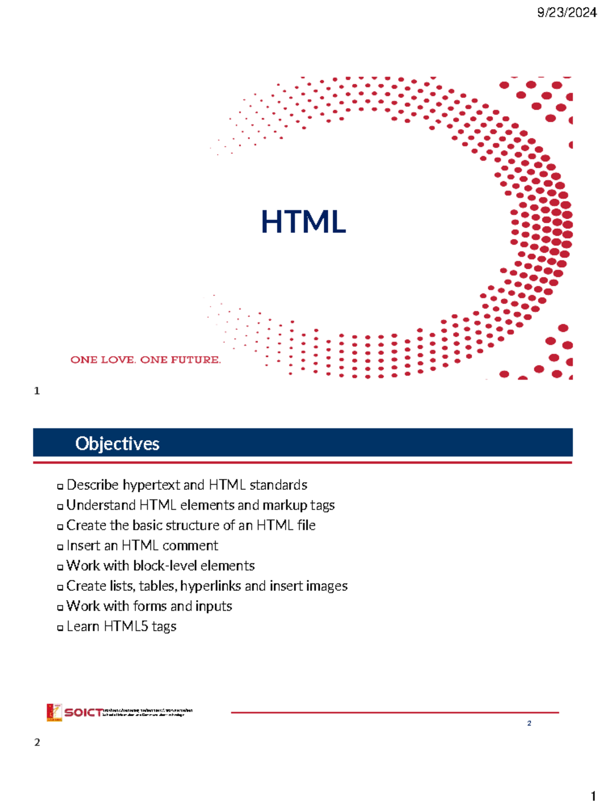 CS443 HTML Basics: Structure, Elements, and Tags Overview - Studocu