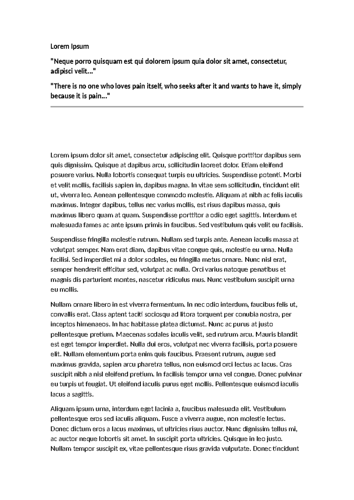 Final Exam Study Notes for Course XYZ 101: Understanding Lorem Ipsum ...