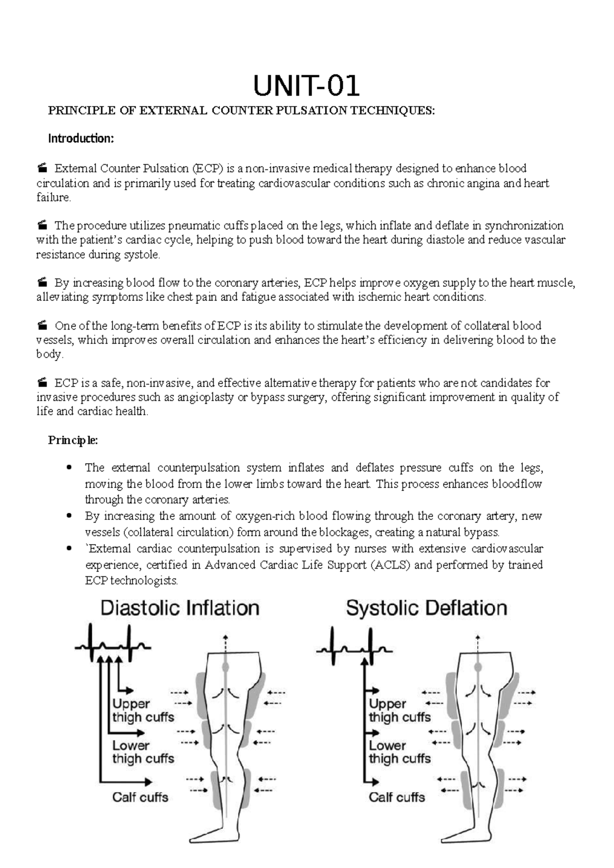 AT UNIT-01 - Notes on External Counter Pulsation & Cardiac Devices ...
