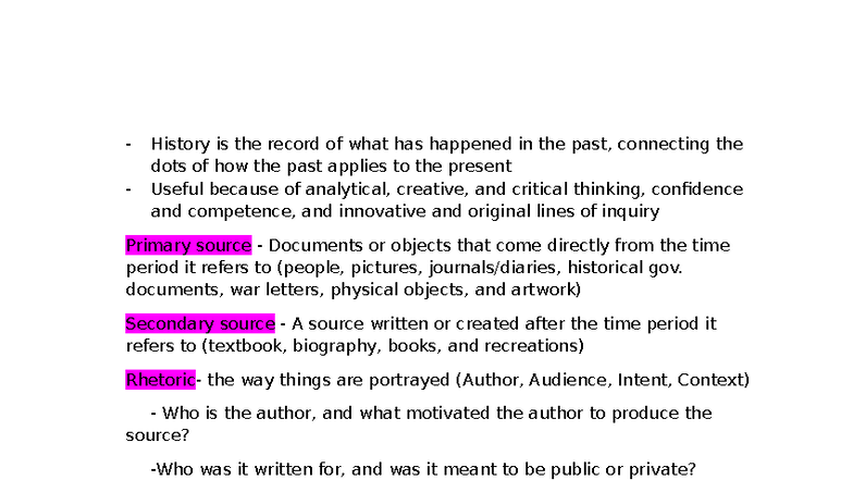 Creating the Constitution and Early American Gov. (HIST 101) - Studocu