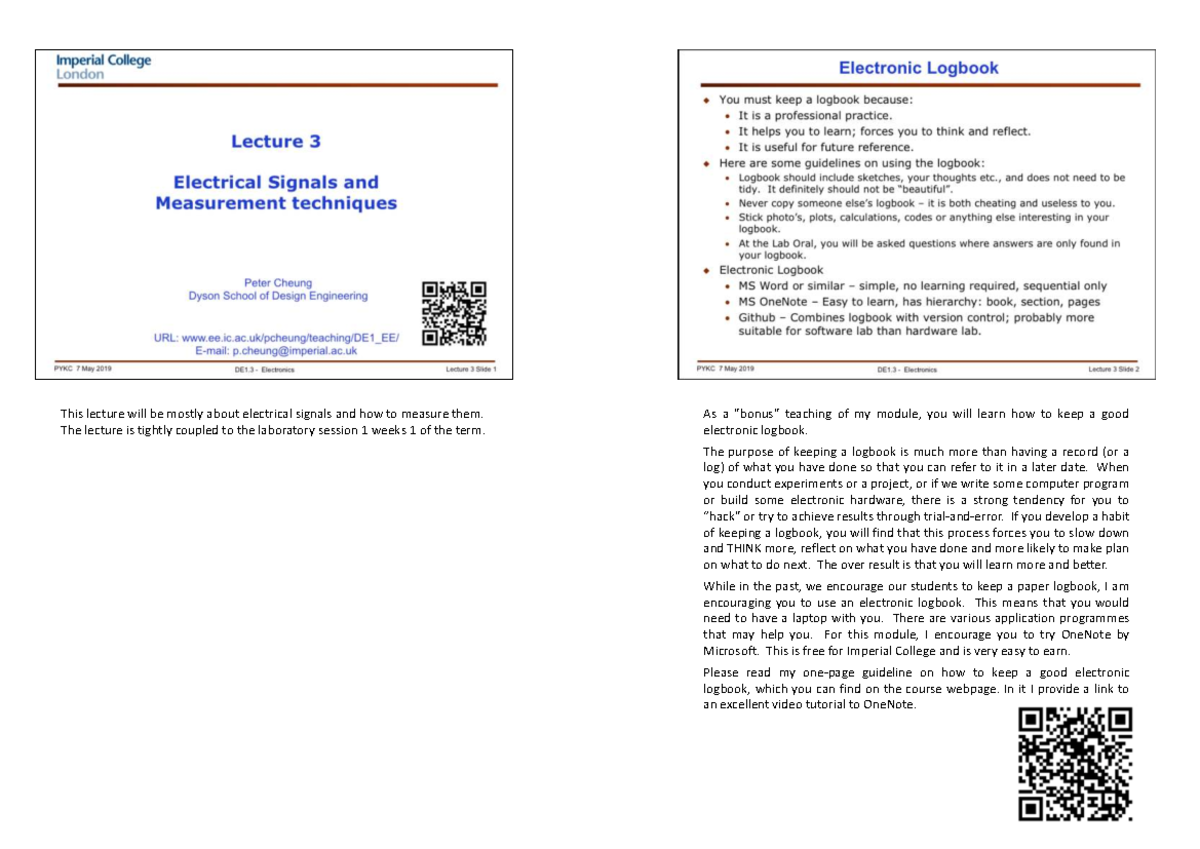 Understanding DC and AC Signals in Electronics (Course Code: ELEC101 ...
